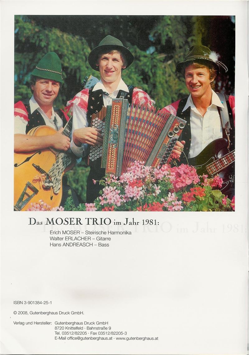 Harmonikus Unvergessene Erich Moser Melodien